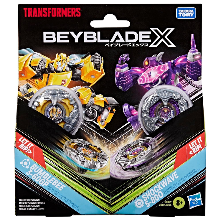 Bumblebee vs Shockwave - Transformers Collab - Beyblade Toys
