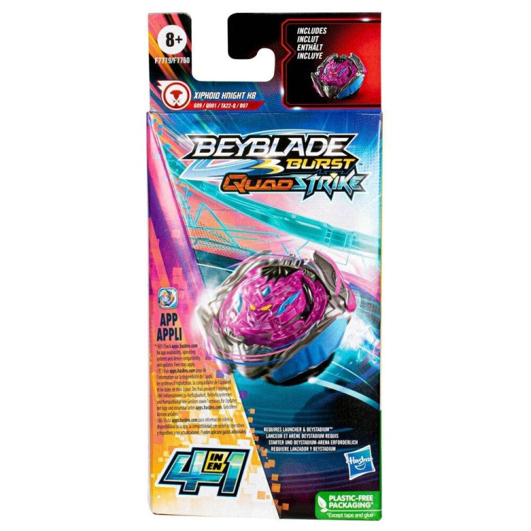 Xiphoid Knight K8 Nexus-Q Assault-Q+Quattro II-7 - Beyblade Toys
